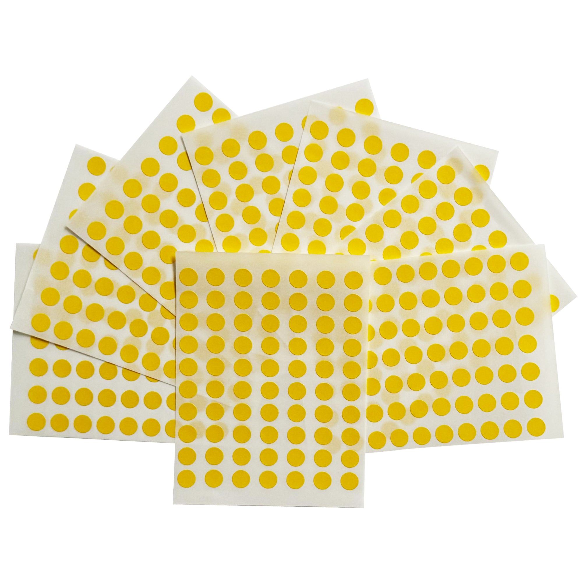 Pack of 560 Yellow 8mm Round Labels - Stickers– Choice Wholesale