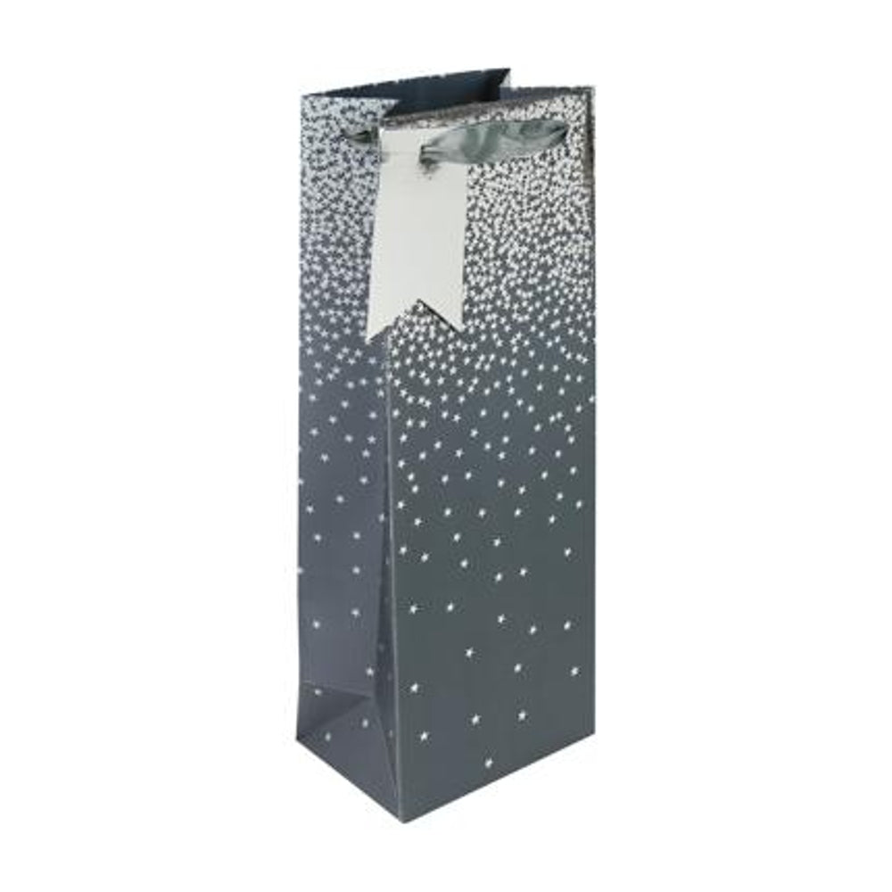 Charcoal Ombre Christmas Bottle Gift Bag– Choice Wholesale