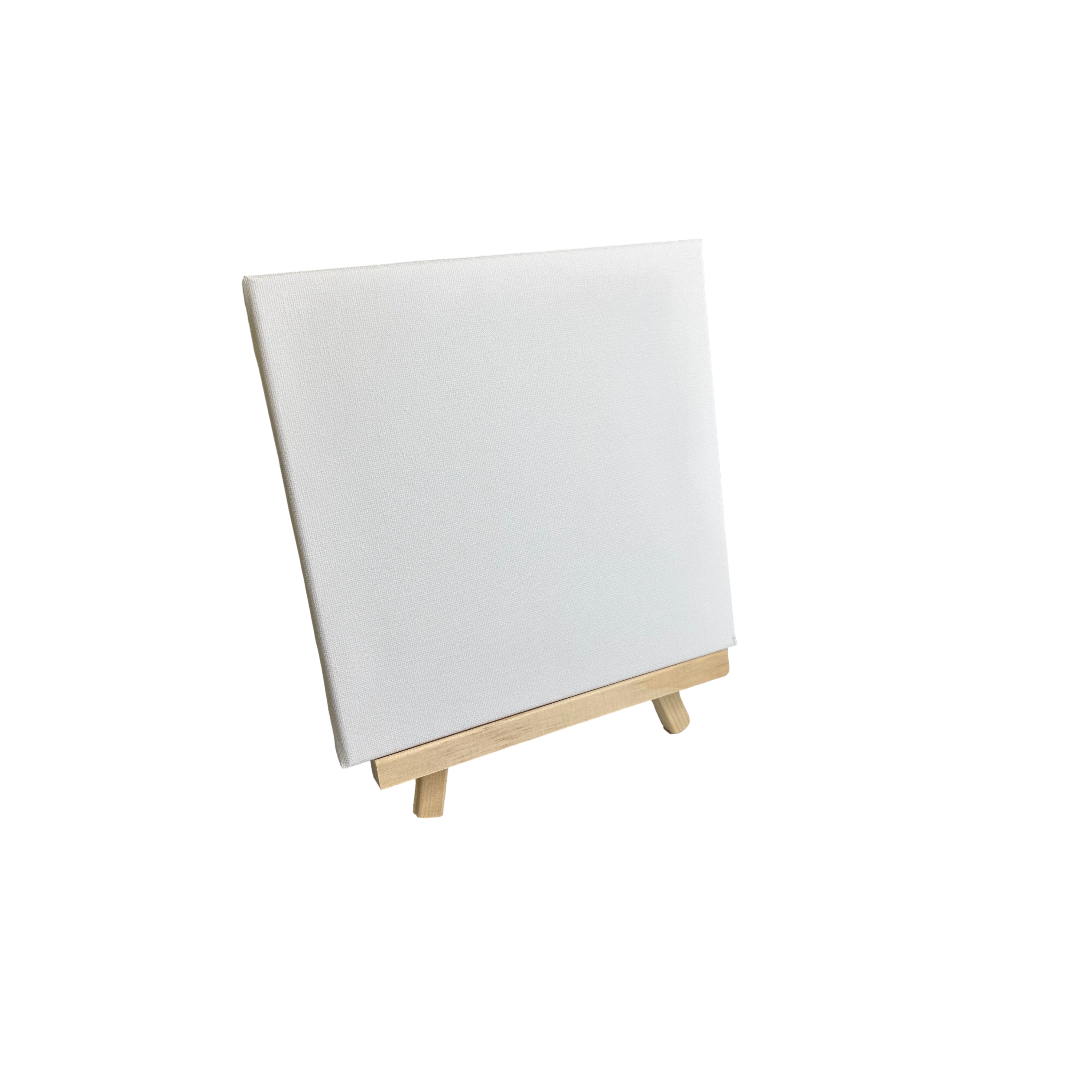 20x20cm Canvas and Wooden Easel Set– Choice Wholesale