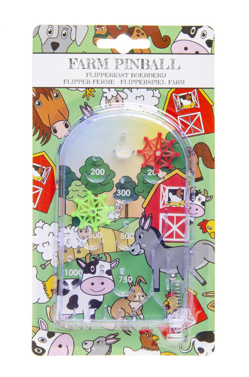 Pack of 12 Farm Animals Theme Pinball Games– Choice Wholesale