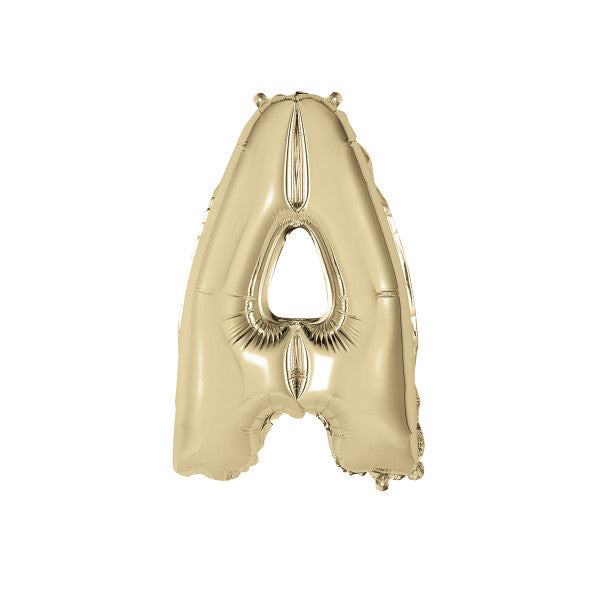 Gold Letter A Shaped Foil Balloon 14"– Choice Wholesale