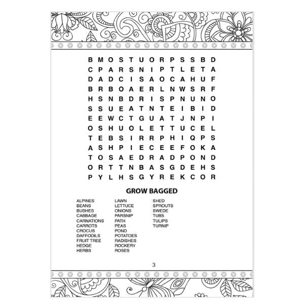 Single A4 48 Pages Colouring Word Search Book – Choice Wholesale