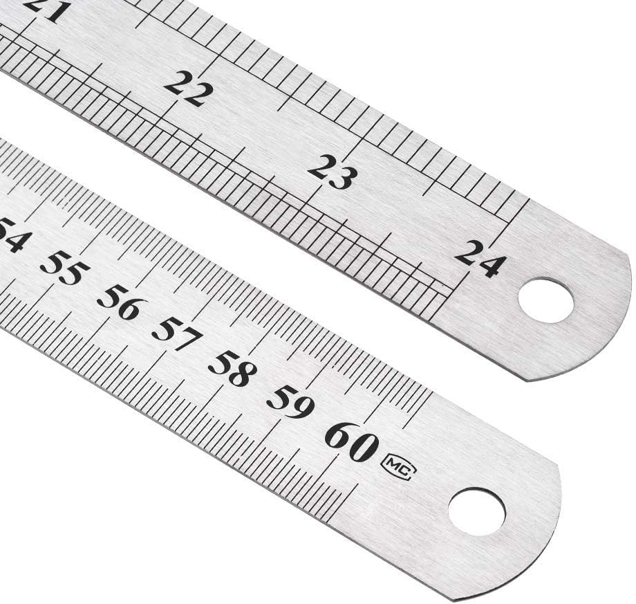 60cm Stainless Steel Ruler – Choice Wholesale