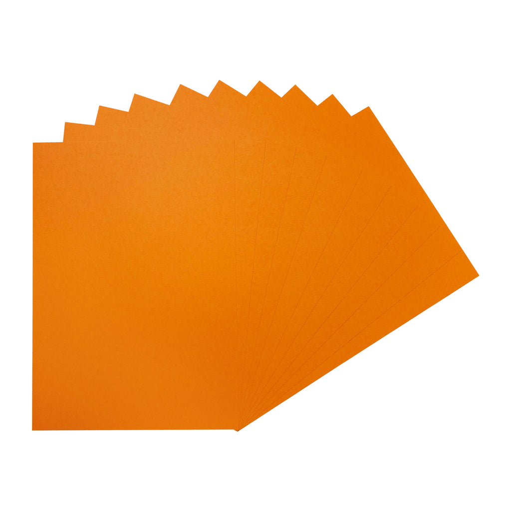 Pack of 50 A4 Orange Coloured Card 160gsm Sheets– Choice Wholesale