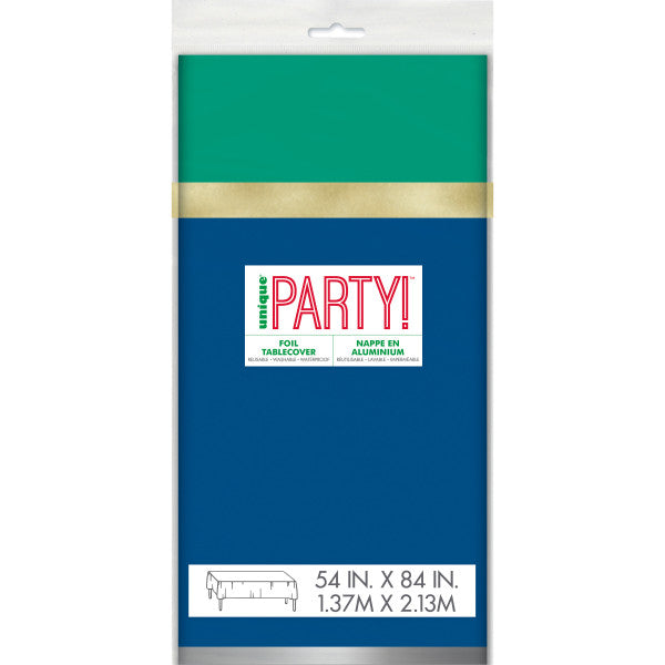 54" x 84" Vibrant Christmas Rectangular Plastic Table Cover – Choice ...