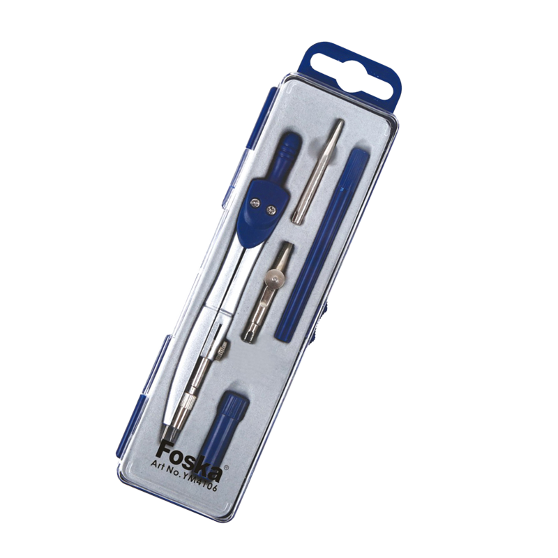 Zinc Paint Compass Divider Math Set– Choice Wholesale