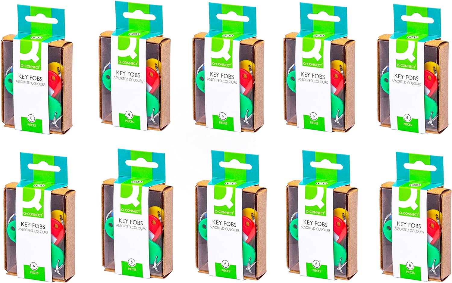 10 X 6 Assorted Key Fobs– Choice Wholesale