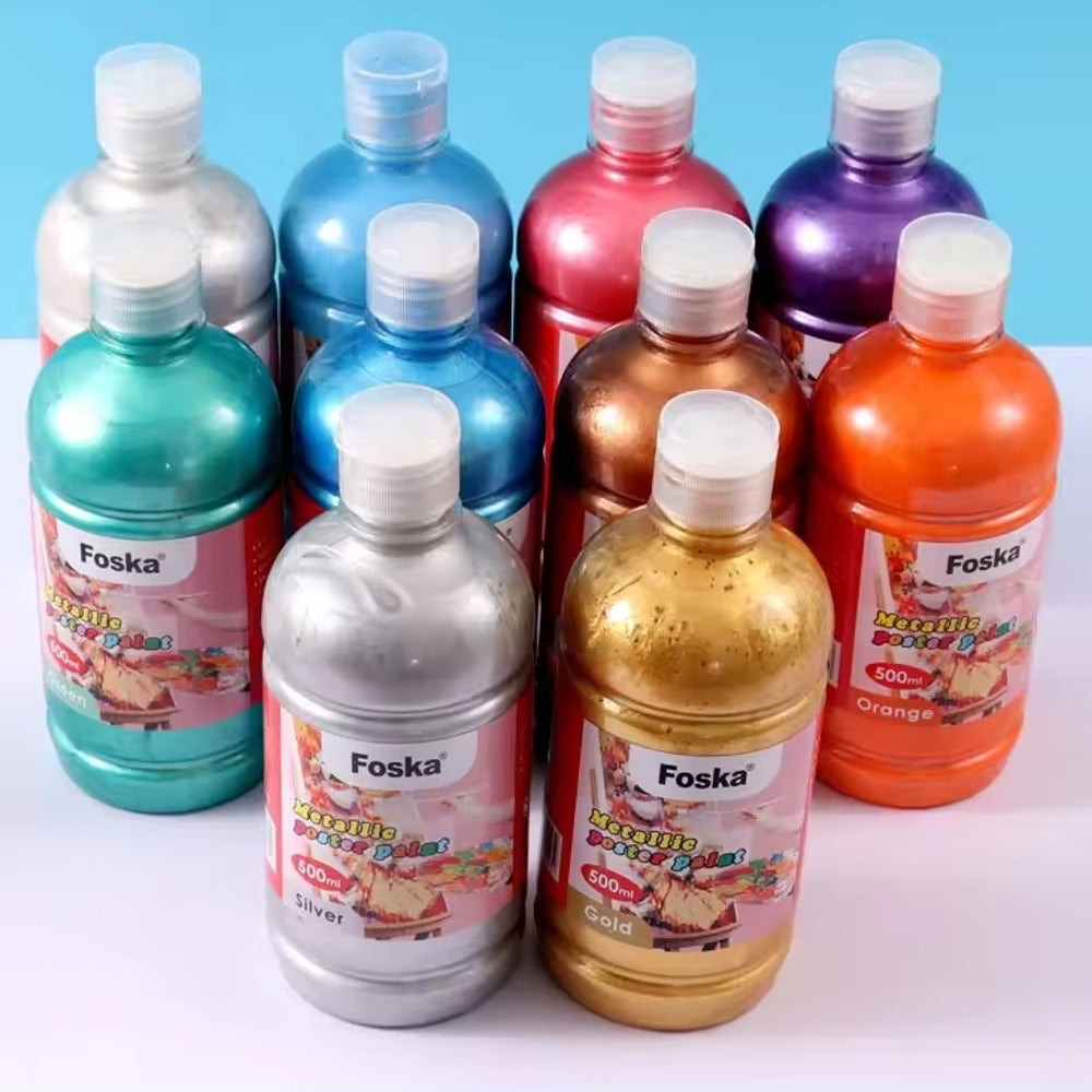 500ml Bronze Metallic Poster Paint – Choice Wholesale