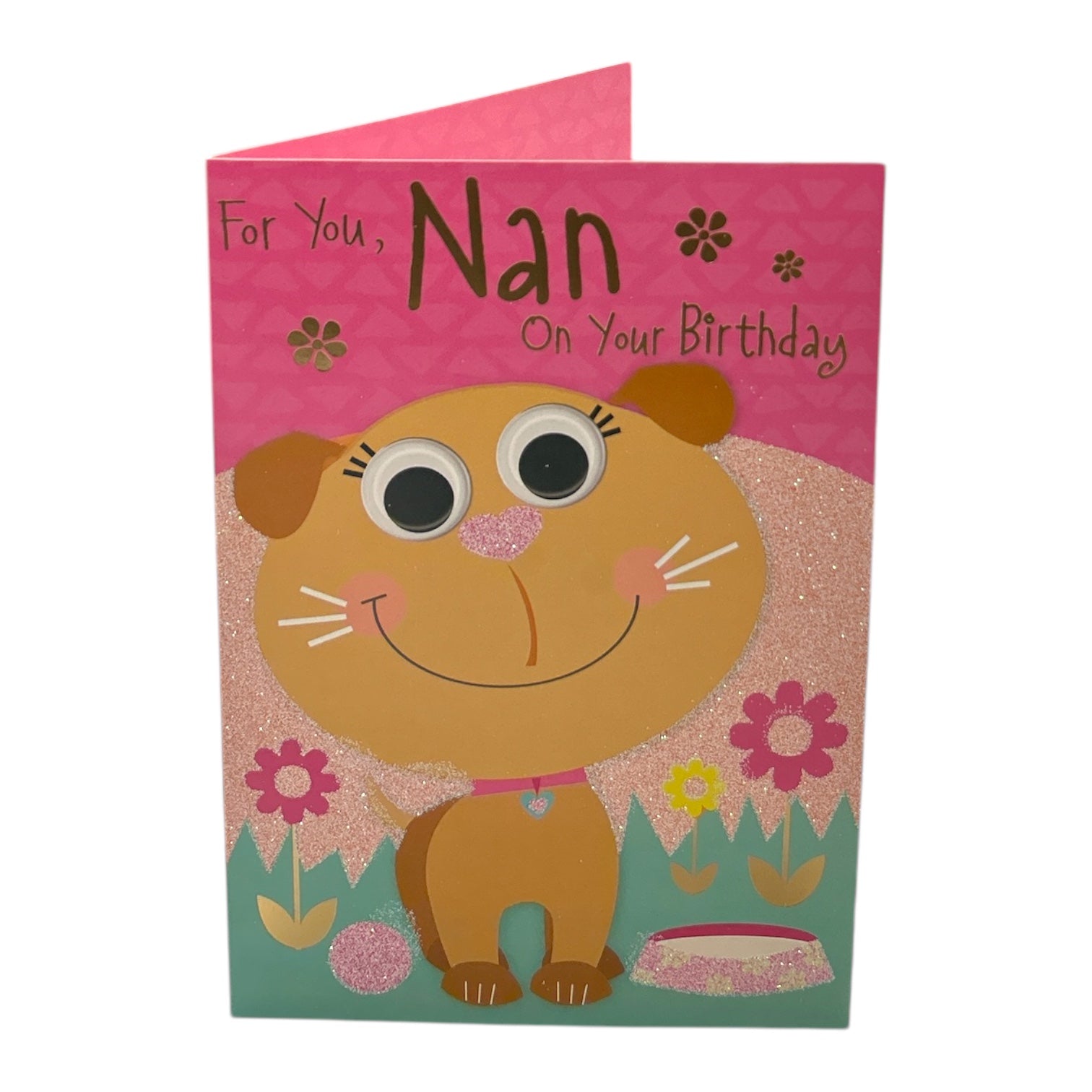 For Nan Cat On A Mat Design Birthday Card– Choice Wholesale