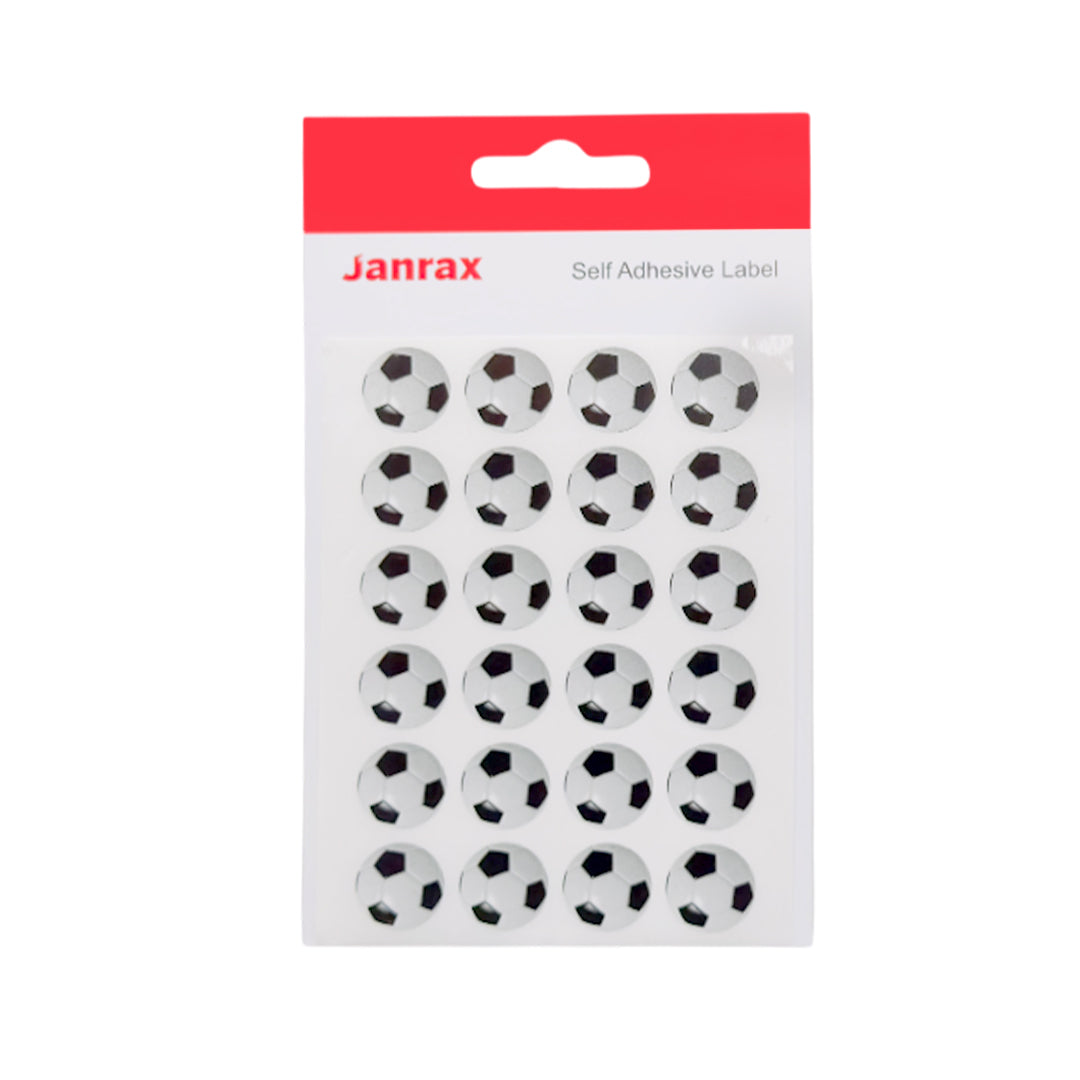 Pack of 96 Football 16mm Self-Adhesive Labels– Choice Wholesale