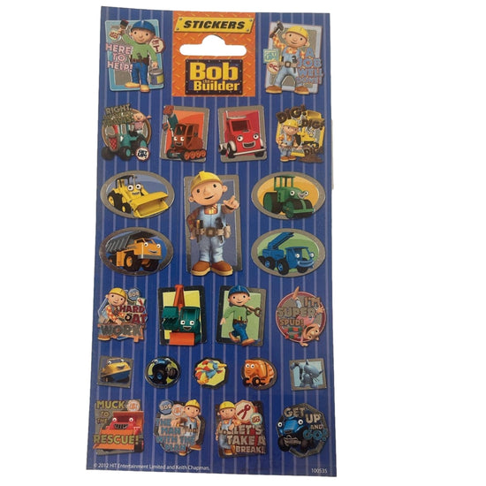 Bob The Builder Stickers Sheet– Choice Wholesale