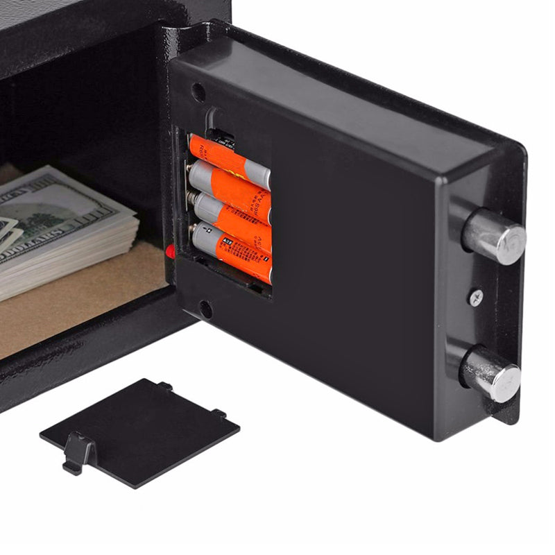 Black Metal Security Code Safe Box – Choice Wholesale