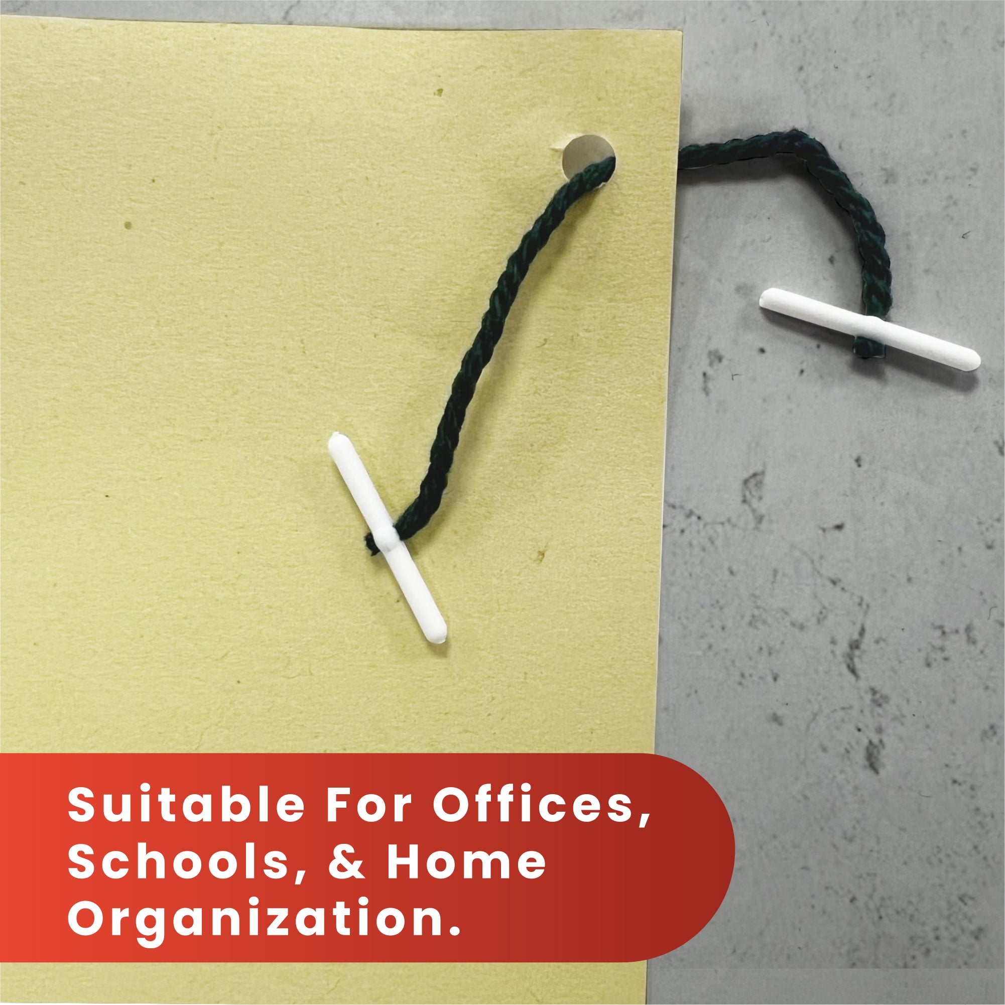 Pack of 100 76mm Plastic End Treasury Tags – Choice Wholesale