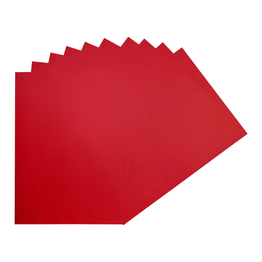 Pack of 50 A4 Red Coloured Card 160gsm Sheets– Choice Wholesale