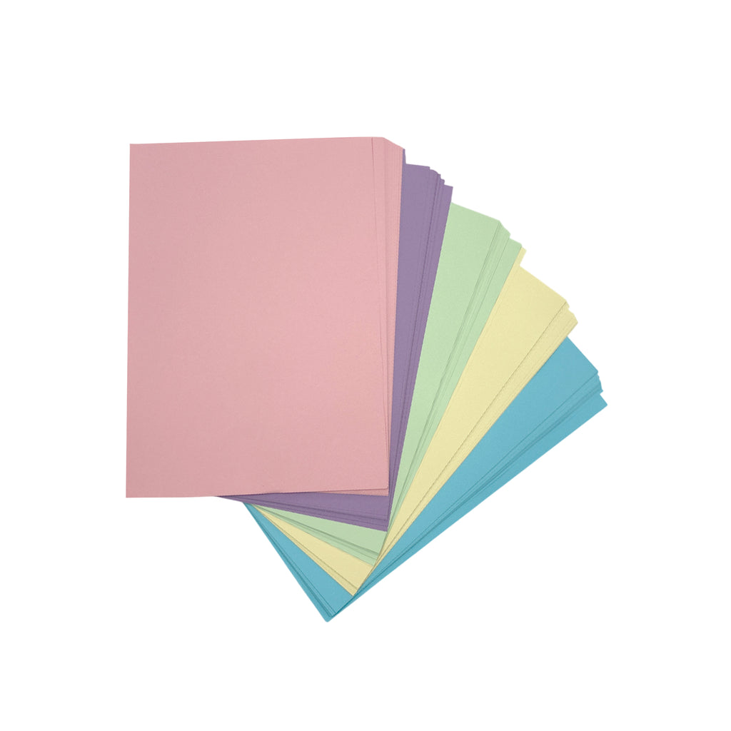 Pack of 1000 A5 Assorted Pastel Coloured Paper 75gsm Sheets– Choice ...