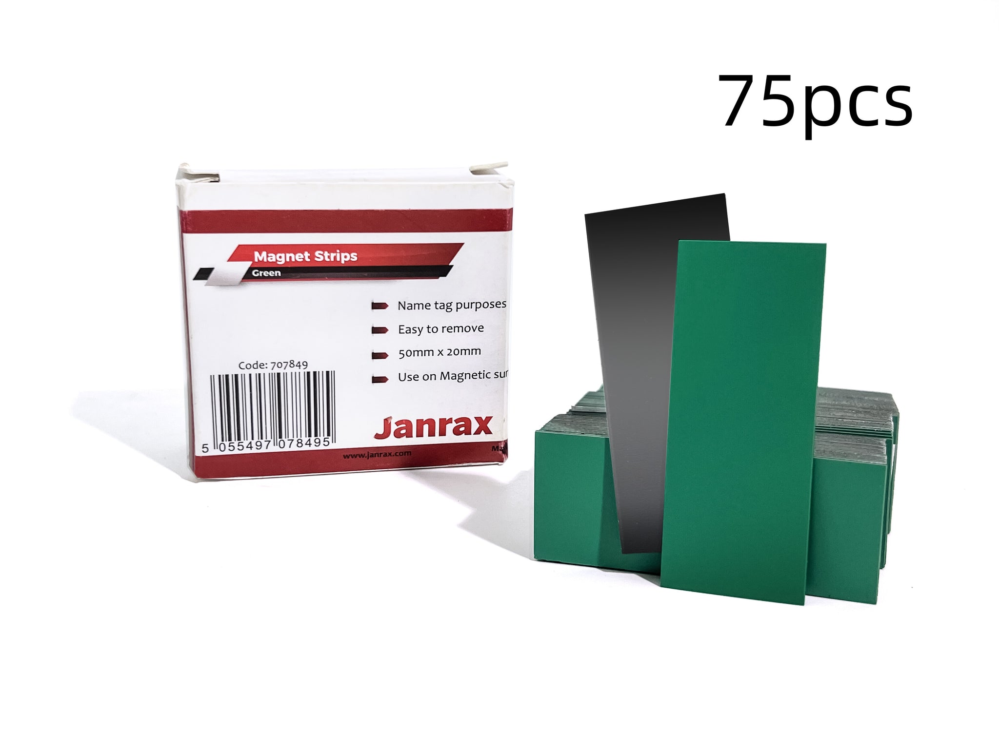 Pack of 75 Green Magnetic Strip Name Tag Labels – Choice Wholesale