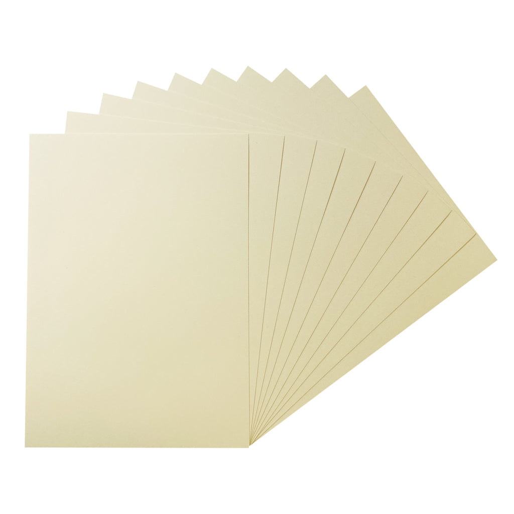 Pack of 50 A5 Ivory Coloured Card 160gsm Sheets– Choice Wholesale