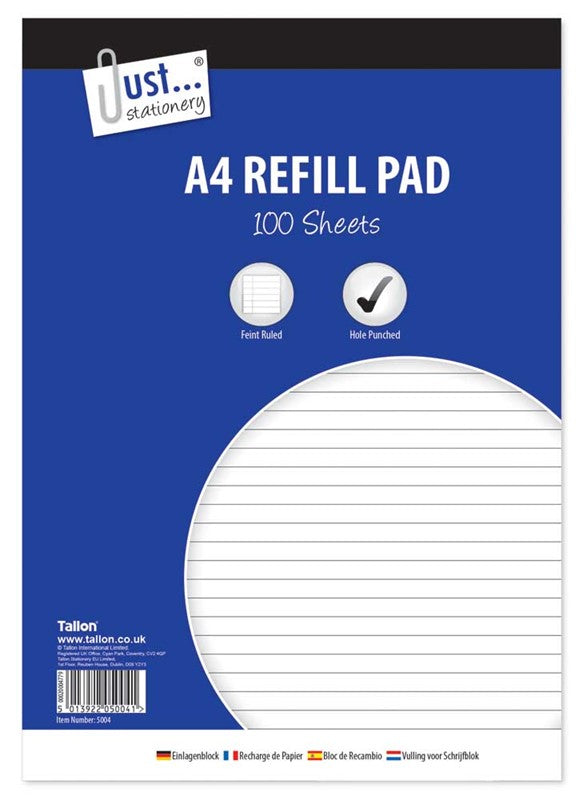 A4 Refill Pad 100 Sheets– Choice Wholesale