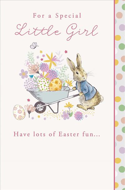 Special Little Girl Peter Rabbit Easter Card– Choice Wholesale