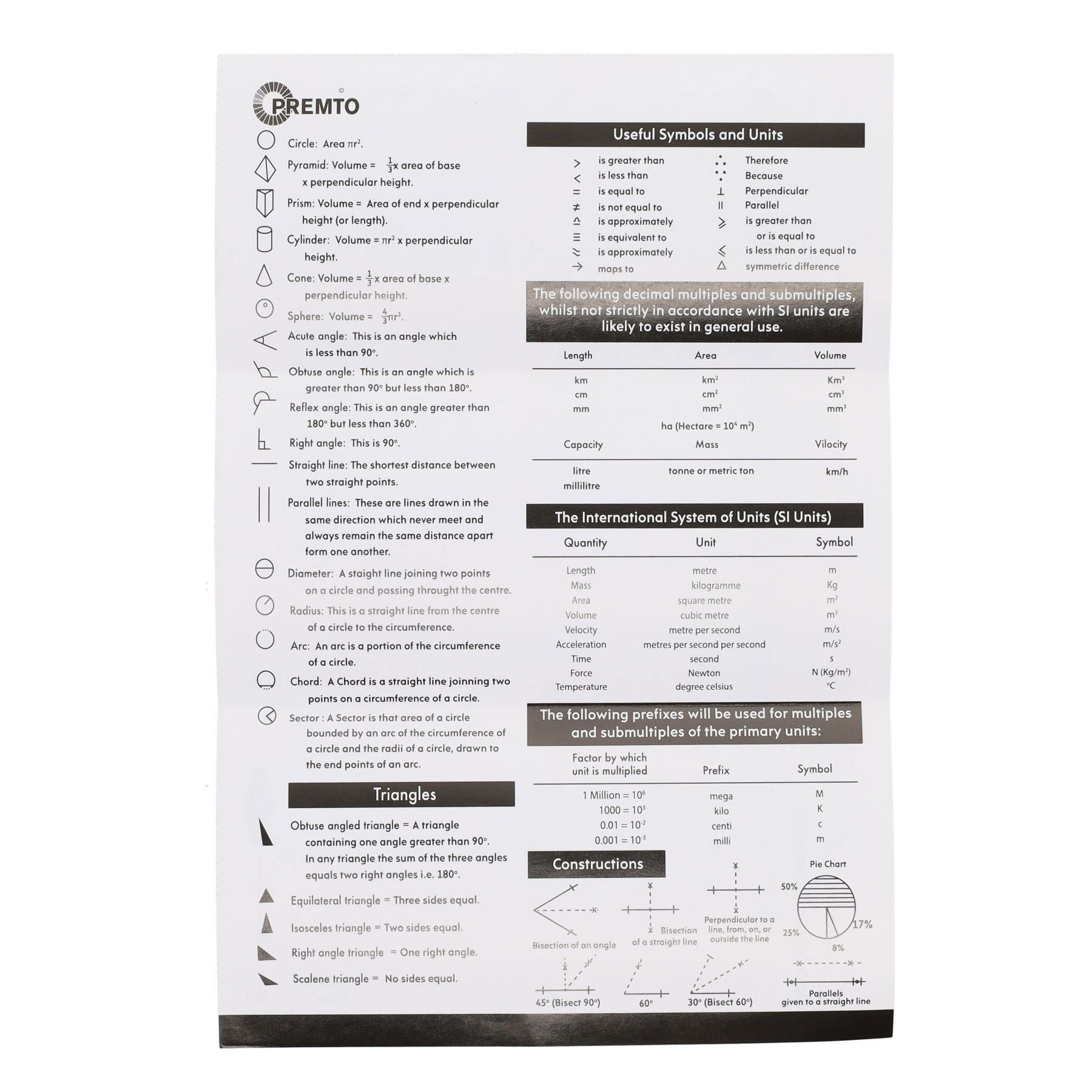 9 Piece Cornflower Blue Maths Set By Premto – Choice Wholesale