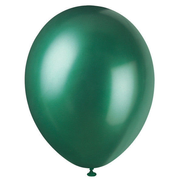 Pack of 8 Evergreen 12" Premium Pearlised Balloons– Choice Wholesale