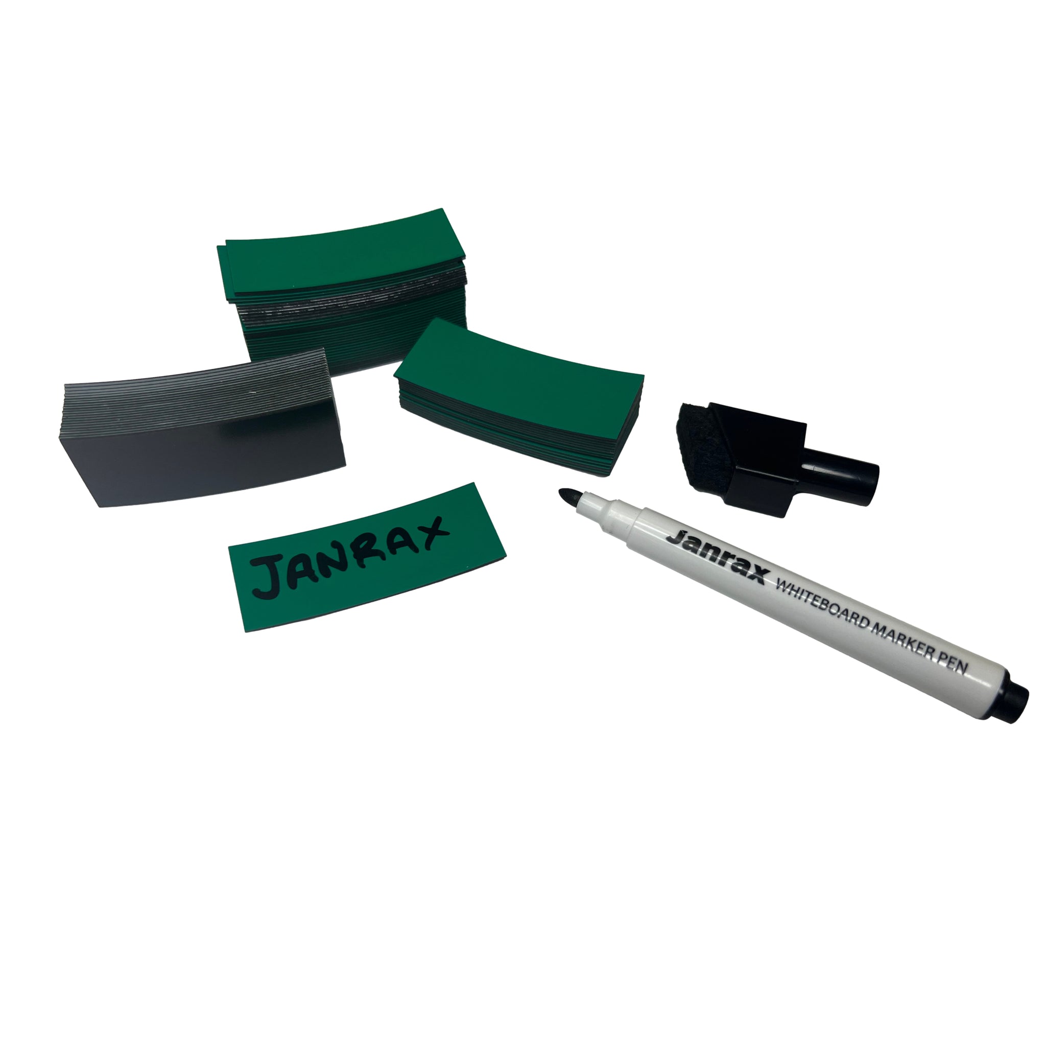 Pack of 75 Green Magnetic Strip Name Tag Labels – Choice Wholesale