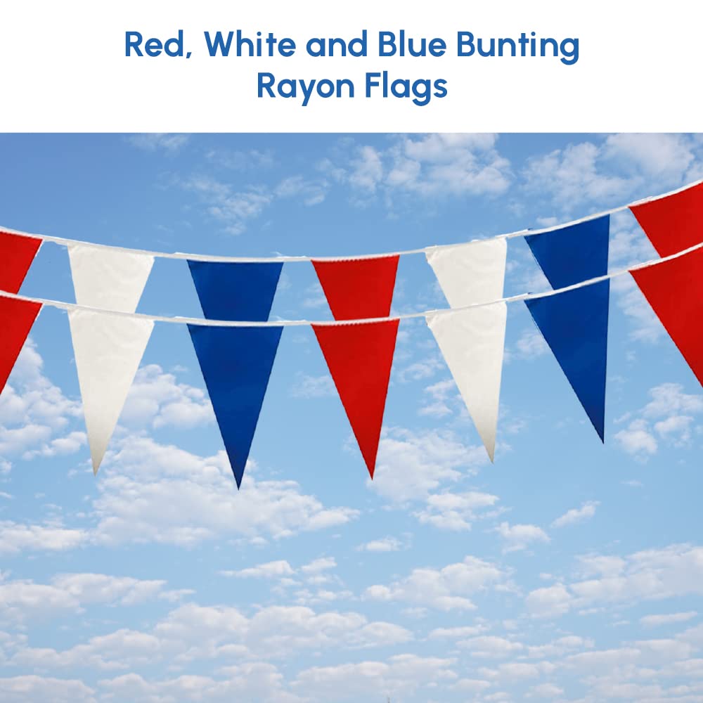 Red White and Blue 7m Bunting – Choice Wholesale