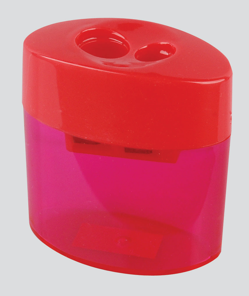 Single 2 Hole Cannister Pencil Sharpener – Choice Wholesale