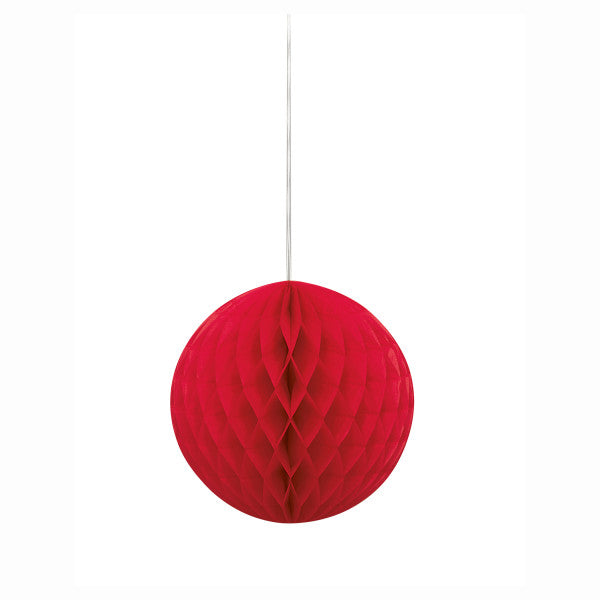 Red Solid 8" Honeycomb Ball– Choice Wholesale
