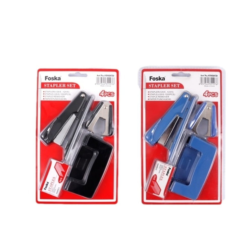 Set of 4 Stapler Hole Punch Set– Choice Wholesale