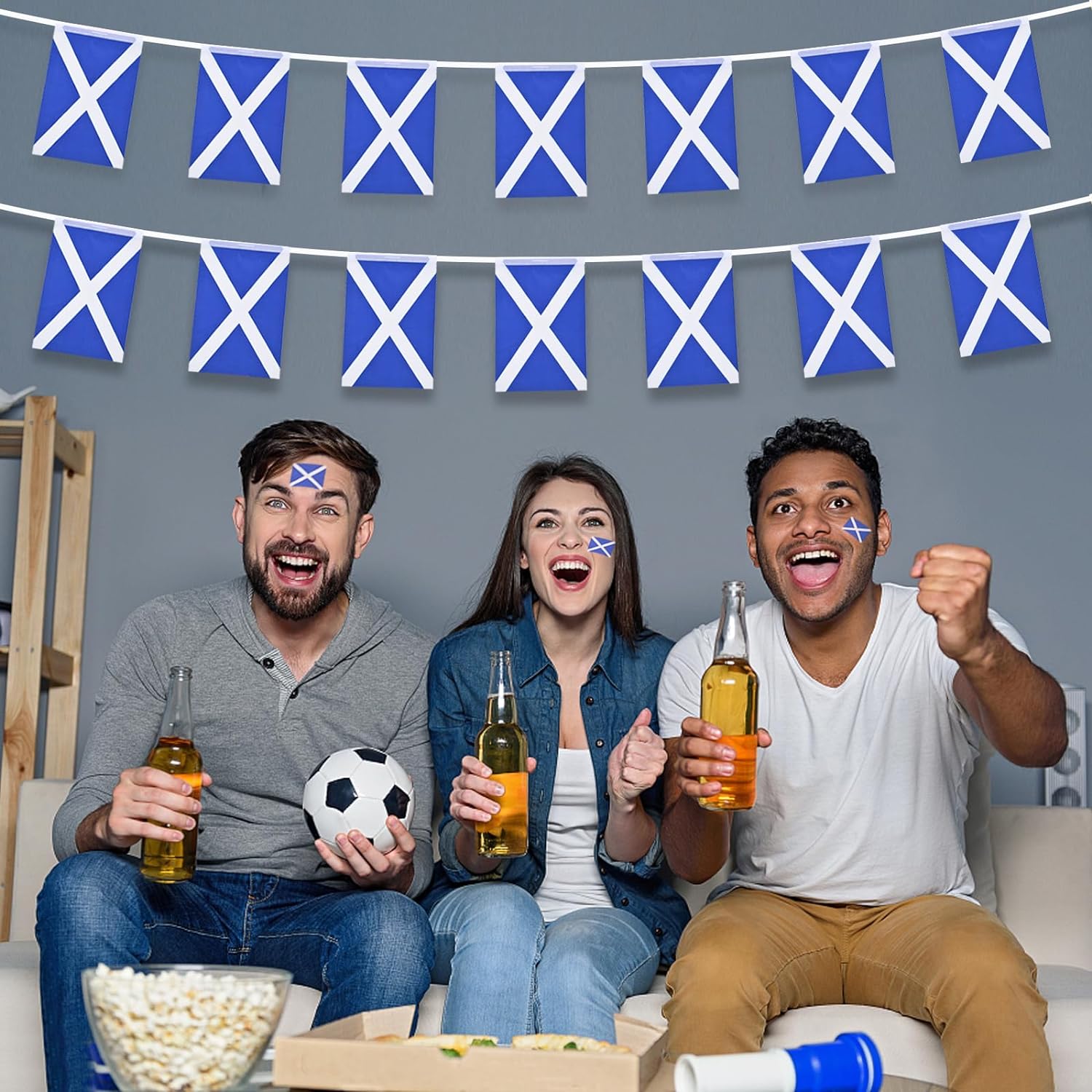 Scotland Rectangle Bunting 10m with 20 Flags – Choice Wholesale