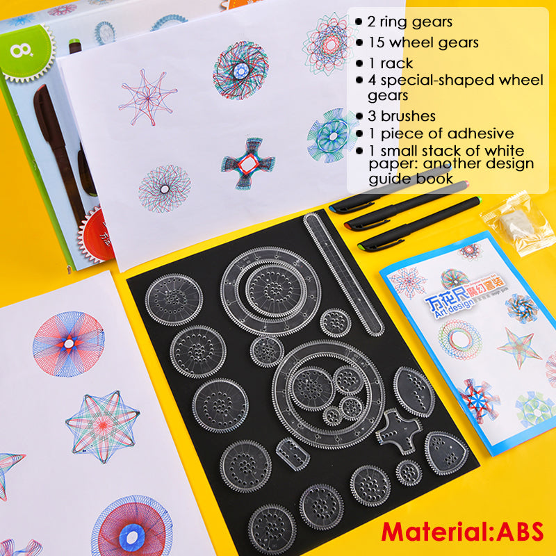 Pack of 28 Spirograph Drawing Set – Choice Wholesale
