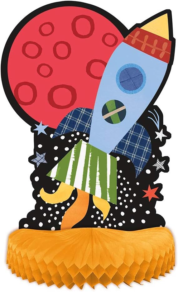 Pack of 3 Assorted Outer Space Centerpiece Decorations – Choice Wholesale