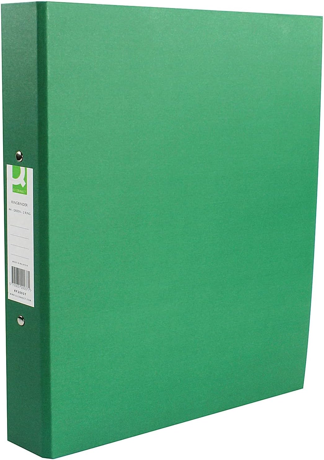 Pack of 10 25mm A4 2 Ring Paper Over Board Green Binders– Choice Wholesale