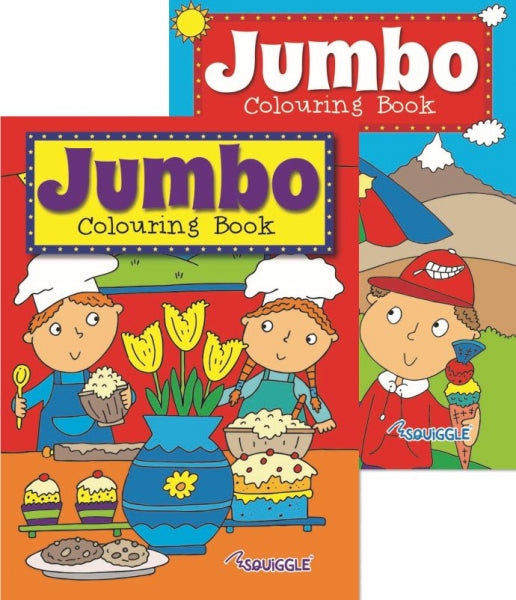 Single 144 Pages Jumbo Colouring Book– Choice Wholesale