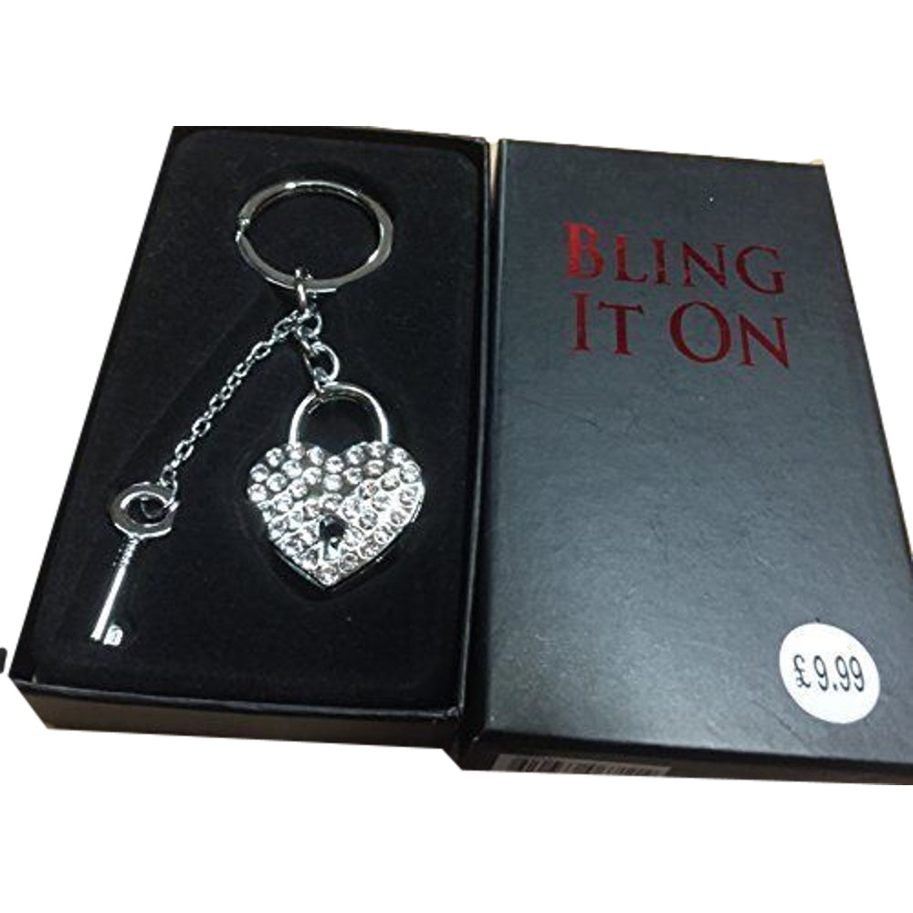 Crystals Key & Lock Keychain made with Crystals – Choice Wholesale
