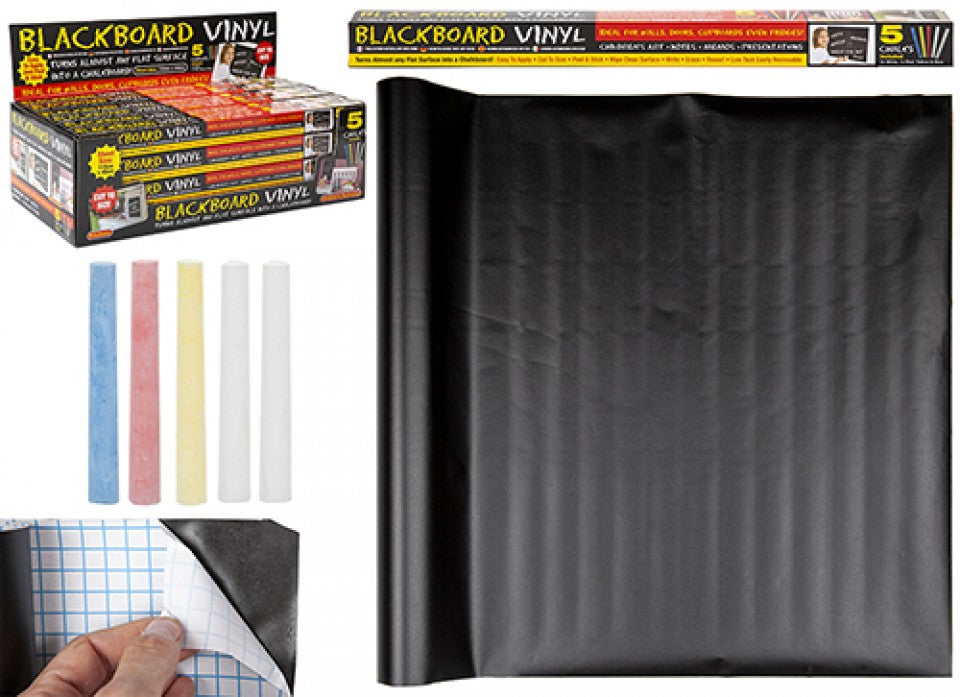 Self Adhesive Blackboard Vinyl with Chalk– Choice Wholesale
