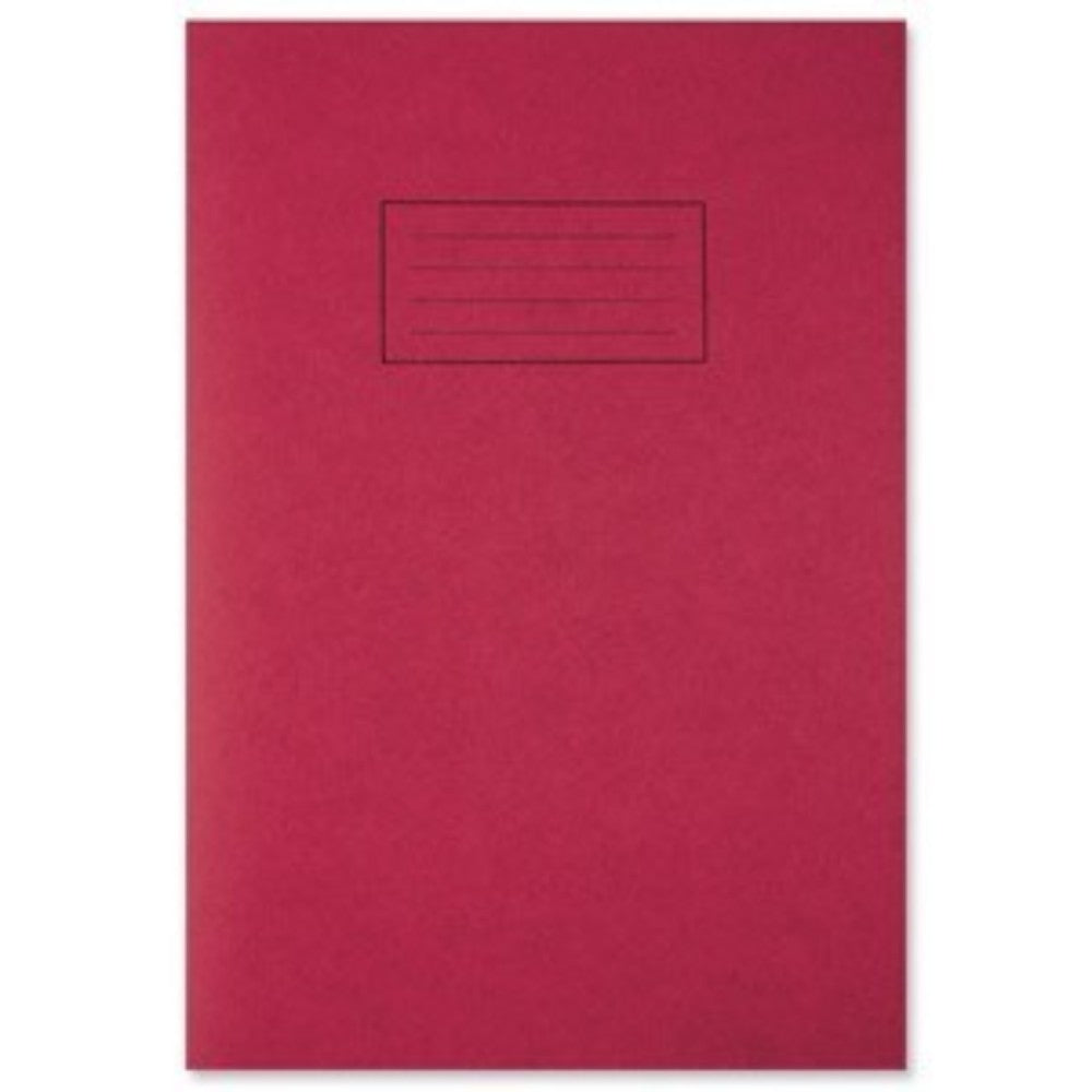 Silvine A4 Red Exercise Book - Lined with Margin – Choice Wholesale