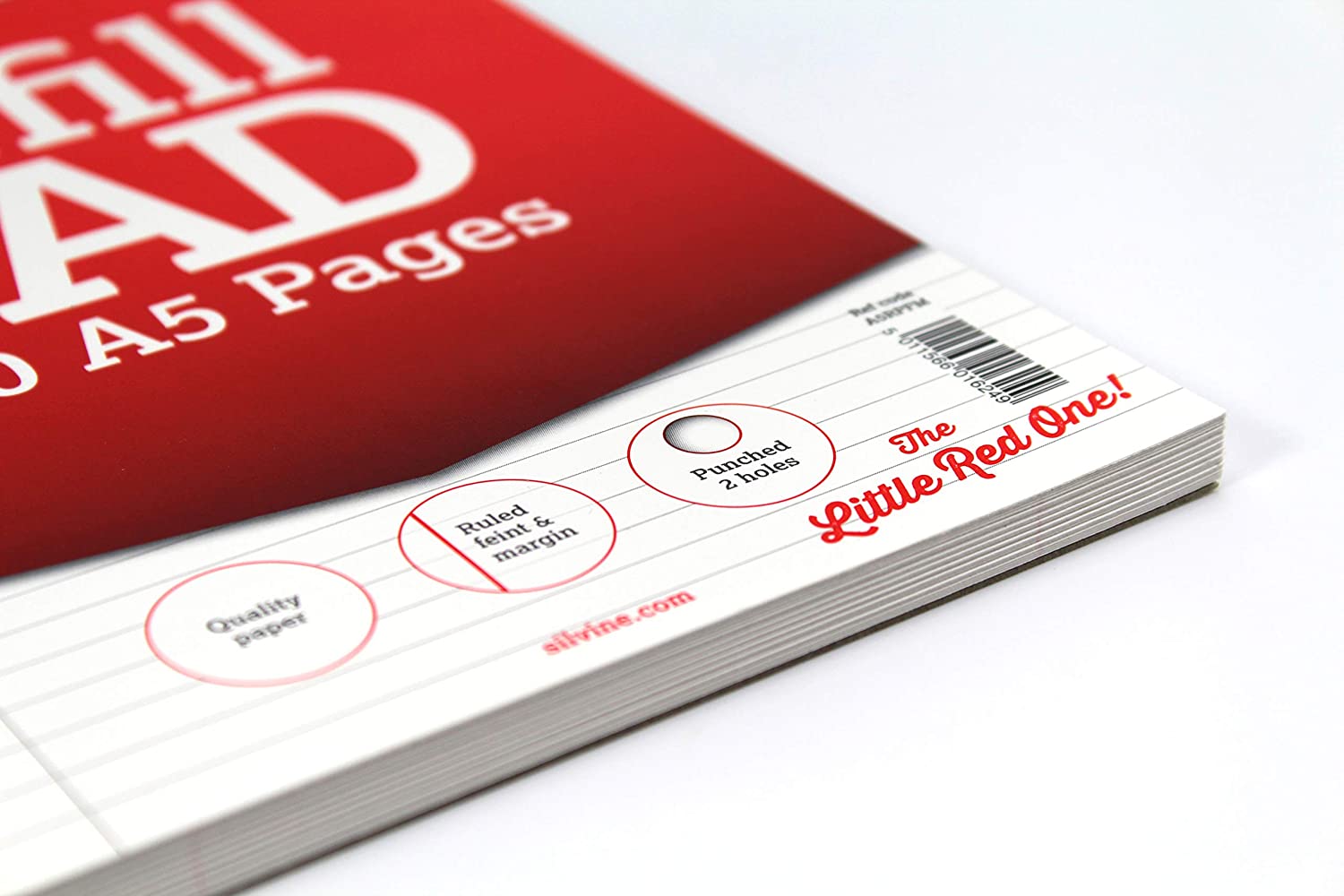 A5 Feint and Margin Refill Pad (210 x 148mm) – Choice Wholesale