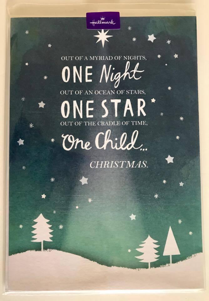 One Night One Star One Child Christmas Card– Choice Wholesale
