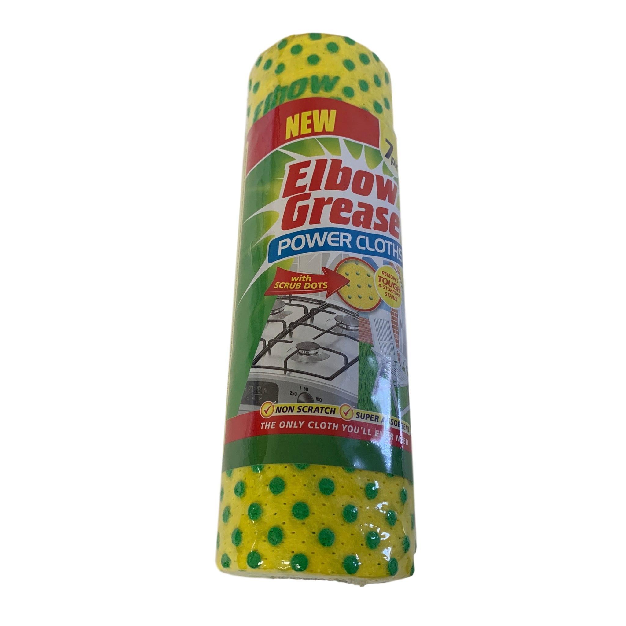 Pack of 7 Elbow Grease Power Cloth – Choice Wholesale