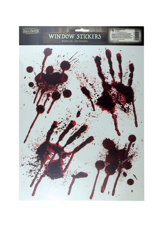 Stickers Window Halloween Blood Decoration Hand– Choice Wholesale