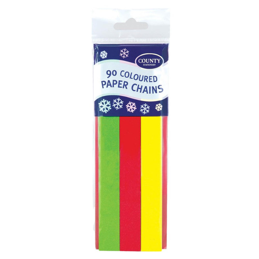 90 Coloured Paper Chains– Choice Wholesale