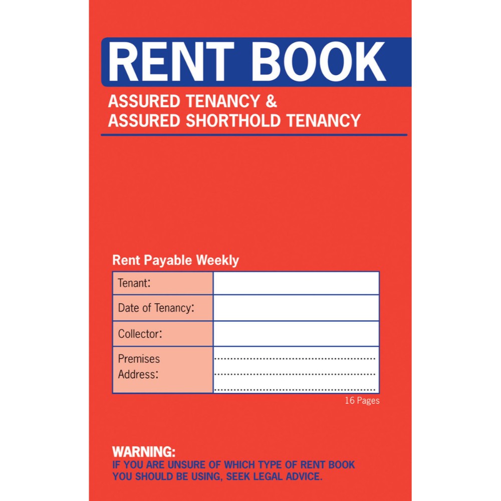 Assured Tenancy Rent Book– Choice Wholesale