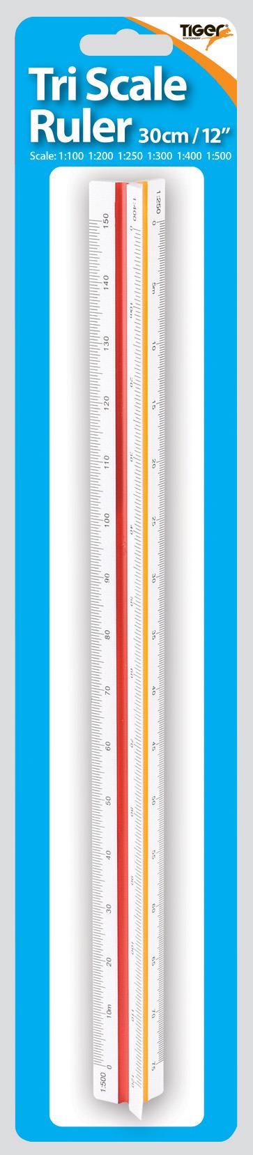 30cm/12 inch Triangular Scale Ruler– Choice Wholesale