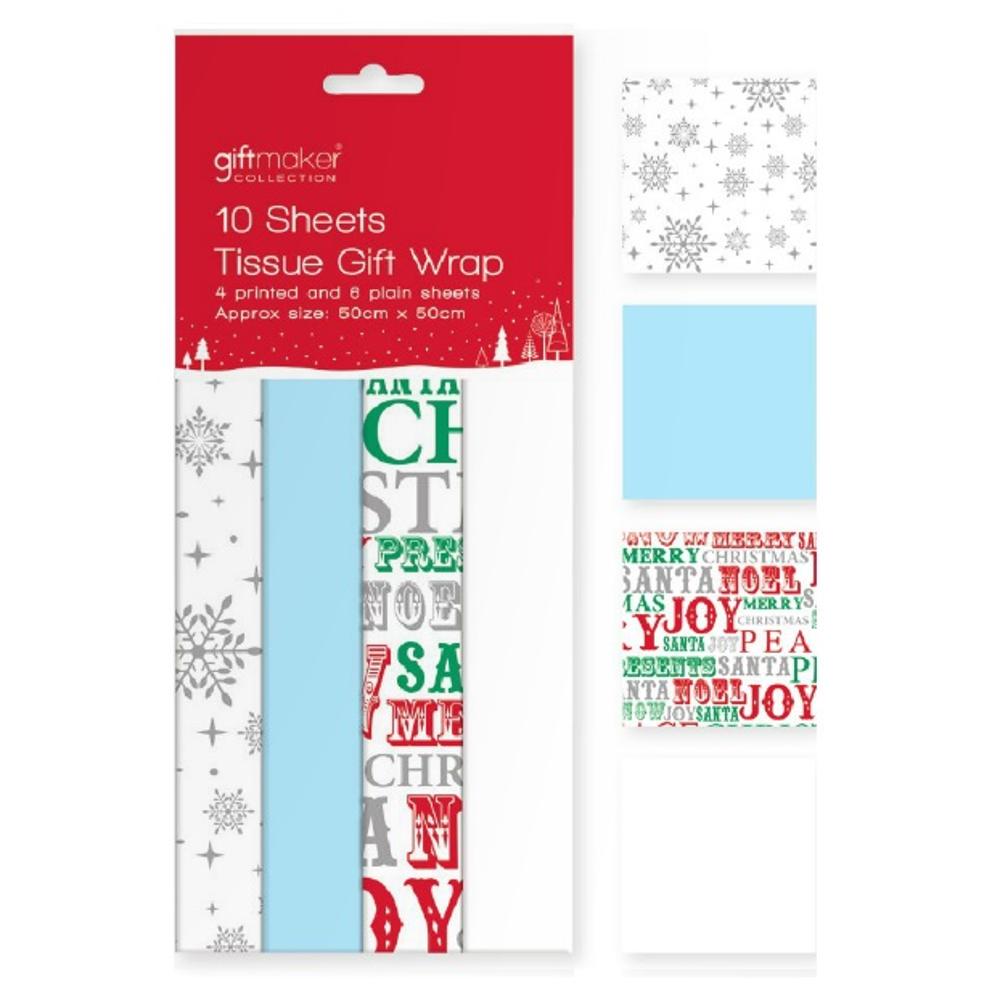 Pack of 10 Contemporary Gift Wrap Sheets– Choice Wholesale