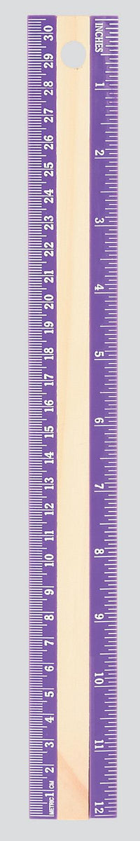 30cm Wooden Ruler Assorted Colours – Choice Wholesale