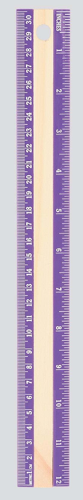 30cm Wooden Ruler Assorted Colours – Choice Wholesale