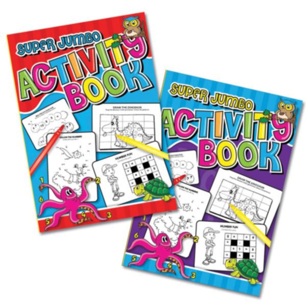Super Jumbo Activity Book– Choice Wholesale