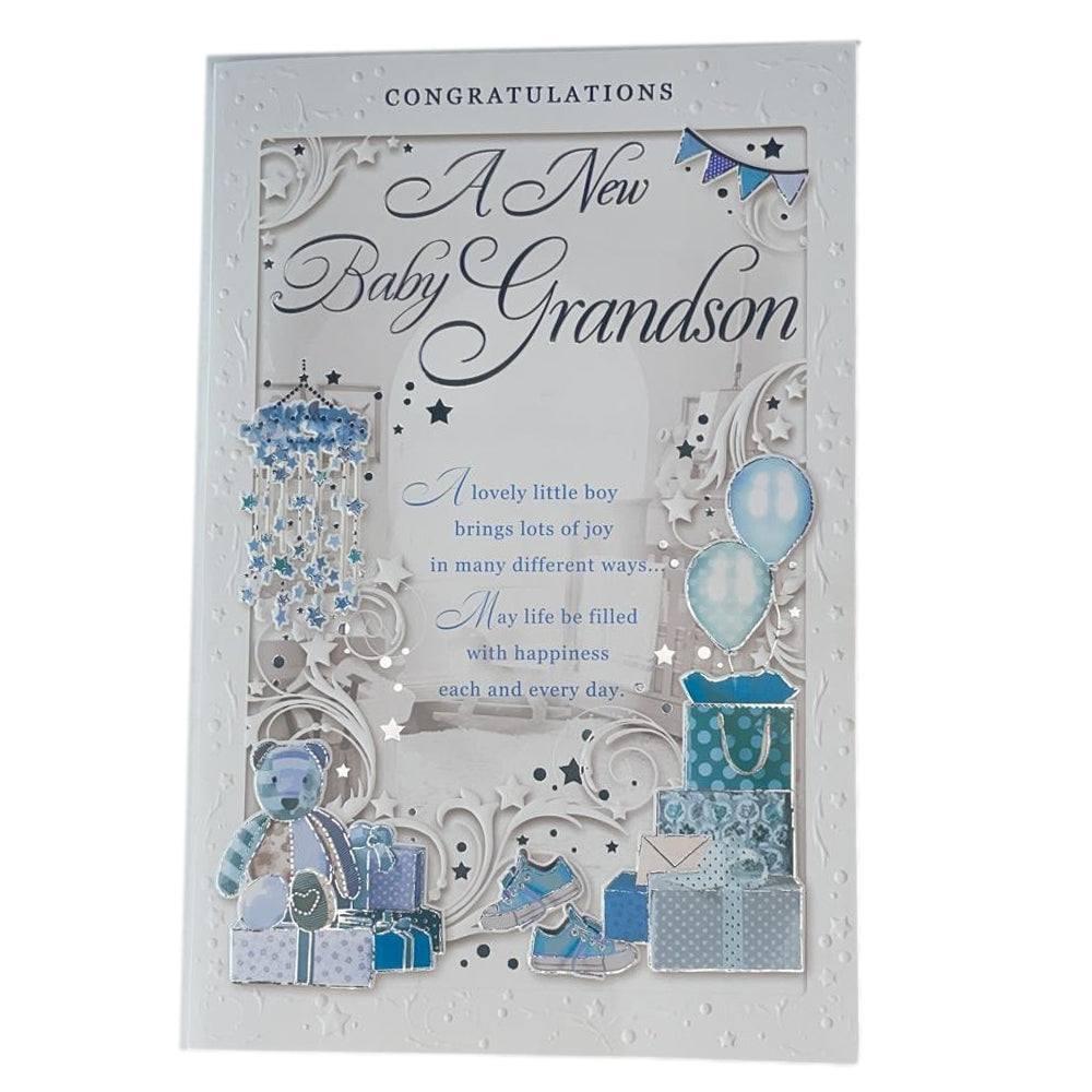 A New Grandson Congratulations Opacity Card– Choice Wholesale